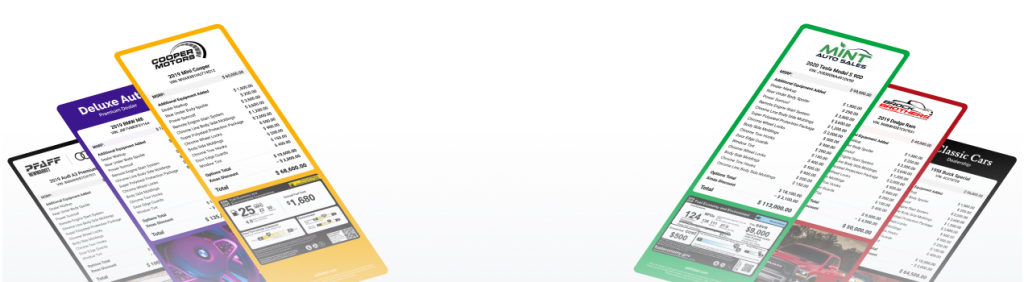 Vehicle Addendum Label Maker - Dealer addendum labels by AddLabel