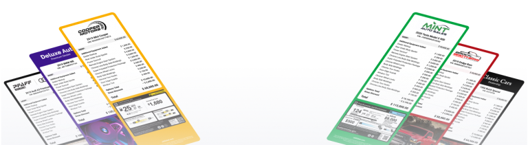 Vehicle Addendum Label Maker - Dealer addendum labels by AddLabel